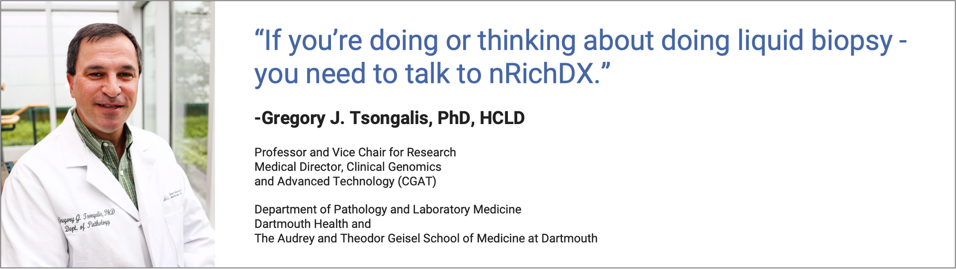 Powering Liquid Biopsy — nRichDX